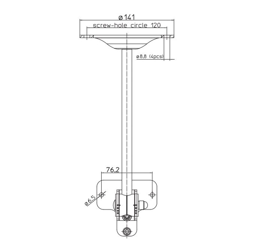 GENELEC 8000-435B LOUDSPEAKER MOUNT Ceiling, for some Genelec ...