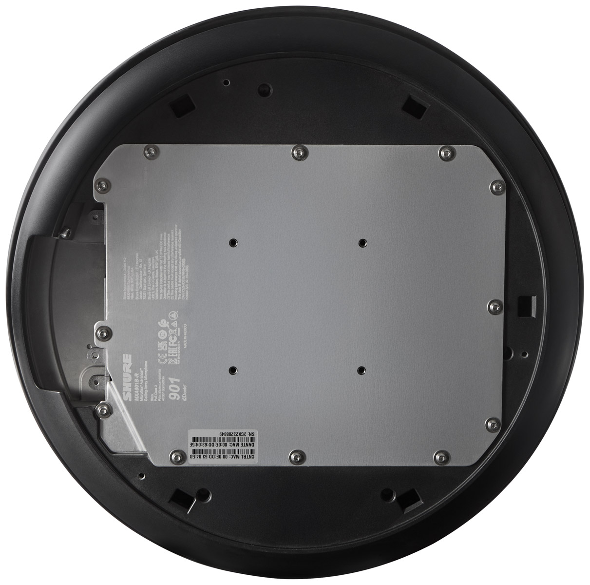 SHURE DCA901 BROADCAST MICROPHONE ARRAY Dante/AES67, 8 channels, DSP, black