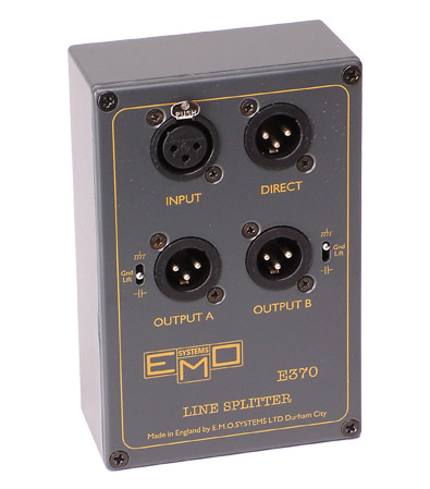EMO E370 LINE SPLITTER 1 channel, 3 way, free standing